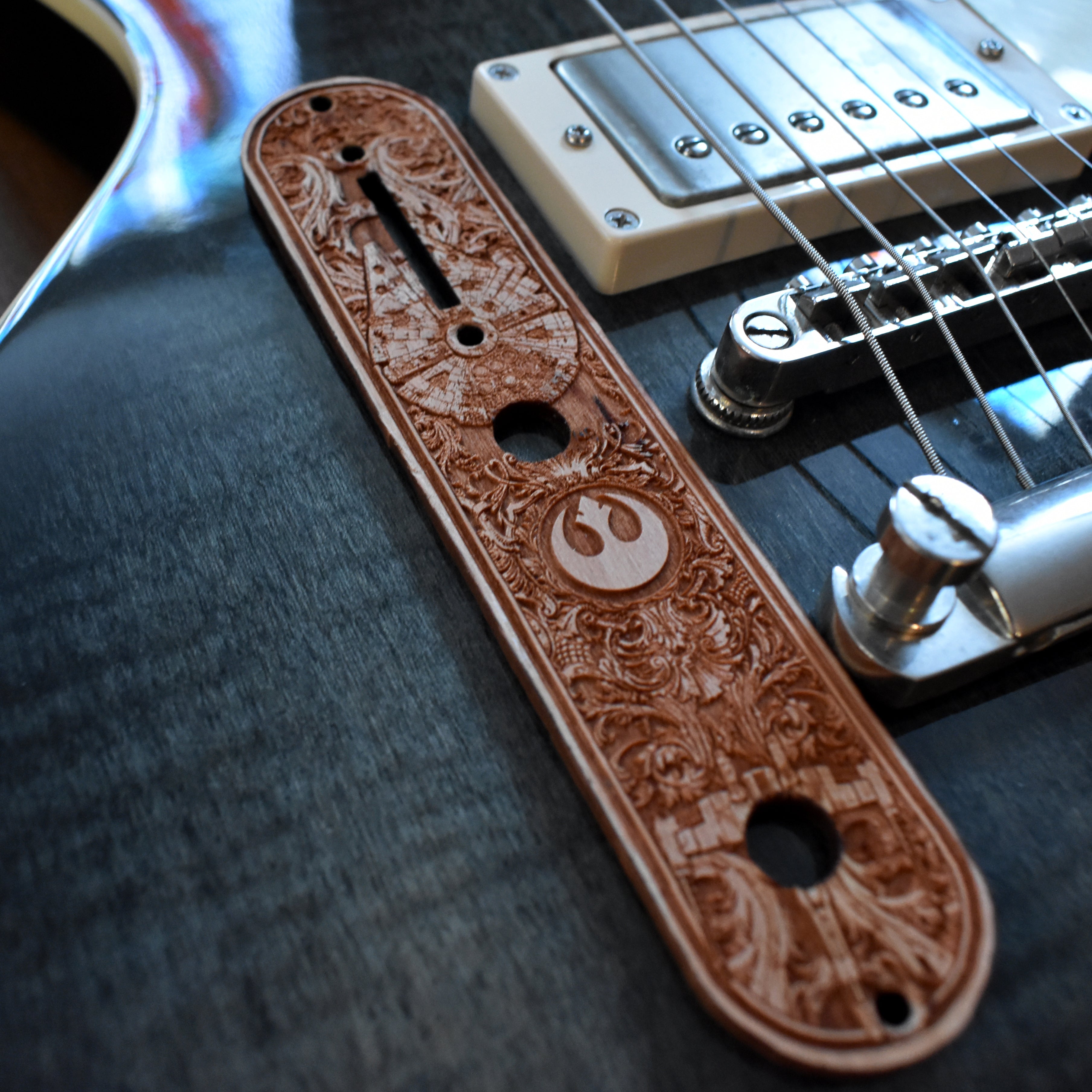 Custom Engraved Telecaster Control Plate – Star Wars Rebel ...