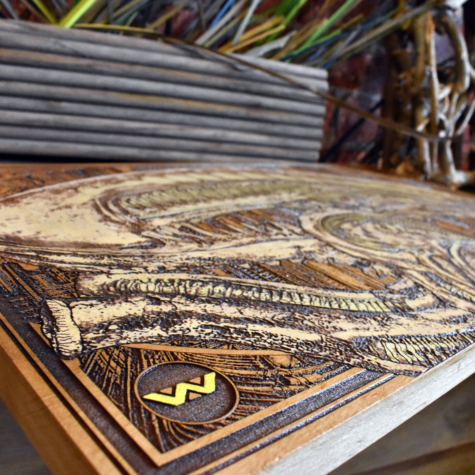 Unveiling Cosmic Horrors: Laser-Engraved & Painted Ancient Alien ...