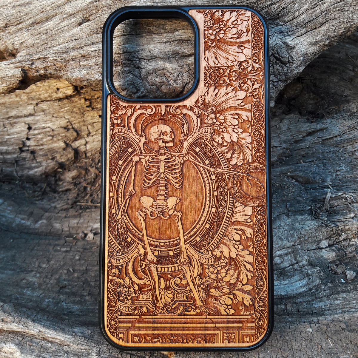 Human Skeleton Goth iPhone & Samsung Phone Covers | Engravers Dungeon ...